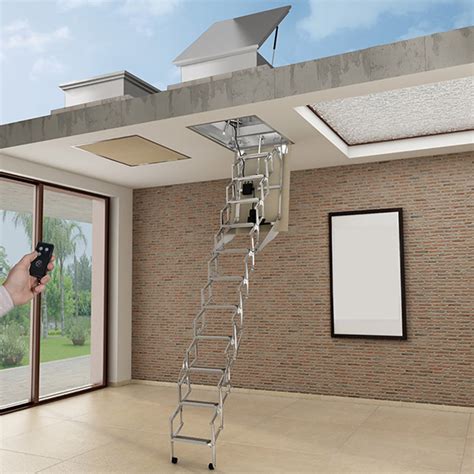 Scala Retrattile Elettrica Da 2 60 A 3 00m Di Altezza