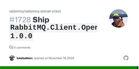 Ship `rabbitmqclientopentelemetry` `100` · Issue 1728 · Rabbitmqrabbitmq Dotnet Client