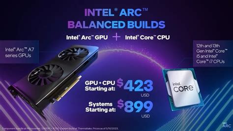 Intel Balanced Builds Pair High Value Core Cpus With Arc Gpus For Budget Gaming Bliss Hothardware