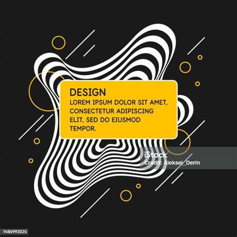 기하학적 모양의 컴포지션 디자인에 대한 추상적 배경입니다 0명에 대한 스톡 벡터 아트 및 기타 이미지 0명 검은색 광고 Istock