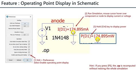How Do You Place Op Data Labels In Qspice Qspice Qorvo Tech Forum