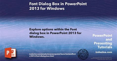 Font Dialog Box In Powerpoint 2013 For Windows