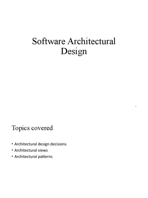 05 Sw Architecture Pdf Model View Controller Conceptual Model