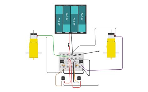 Circuit Design ხაზზე მავალი შესწორებული Tinkercad