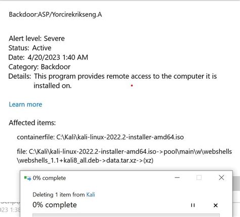 Need Help Is This Really Malware Why I Cant Delete It R Hacking Tutorials