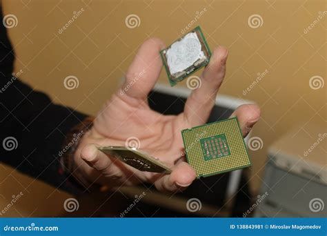 Cpu Processor Chip Stock Image Image Of Communication 138843981