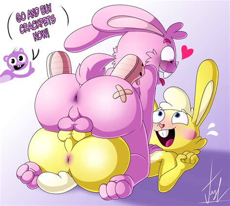 Post Crackbunny Crackpets Crossover Cuddles Happy Tree Friends Toothy Zanahoria