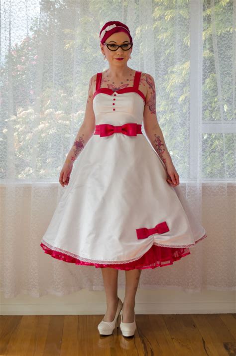 1950s Jacqueline Rockabilly Wedding Dress With Etsy