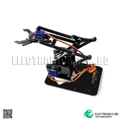 4dof Robot Arm Claw Kit For Arduino Latest Price In Bangladesh Bd