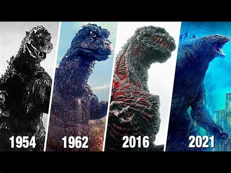 Godzilla Over The Years