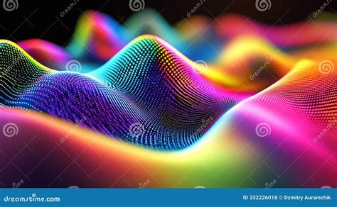 The Visualization And Analysis Of Big Data Is Represented In Colorful