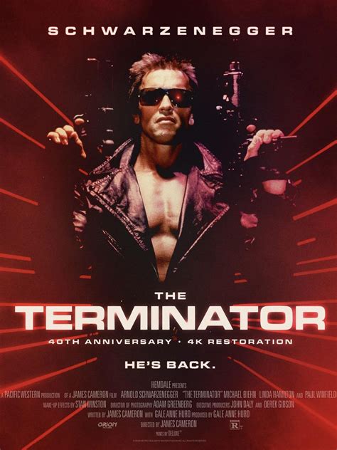 Das Terminator Plakat 1984 Terminator 1984 Vhs Retro Box Blu Ray