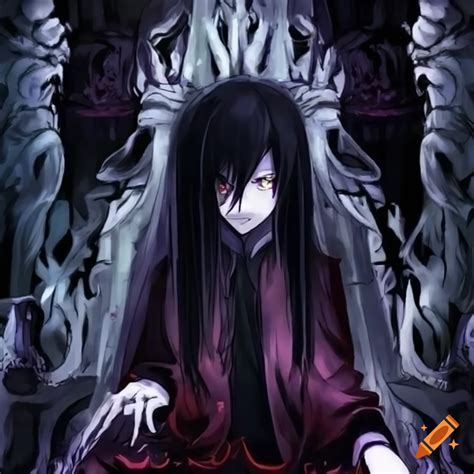 Anime Girl With Long Black Hair Wallpaper