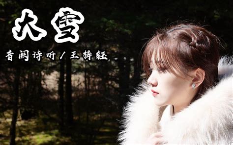 【音阙诗听王梓钰】今日大雪，想和你一起看初雪 哔哩哔哩