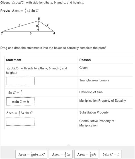 Solved Given A Abc With Side Lengths A B And C And