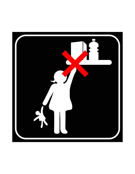 Buiten Bereik Van Kinderen Houden Bord