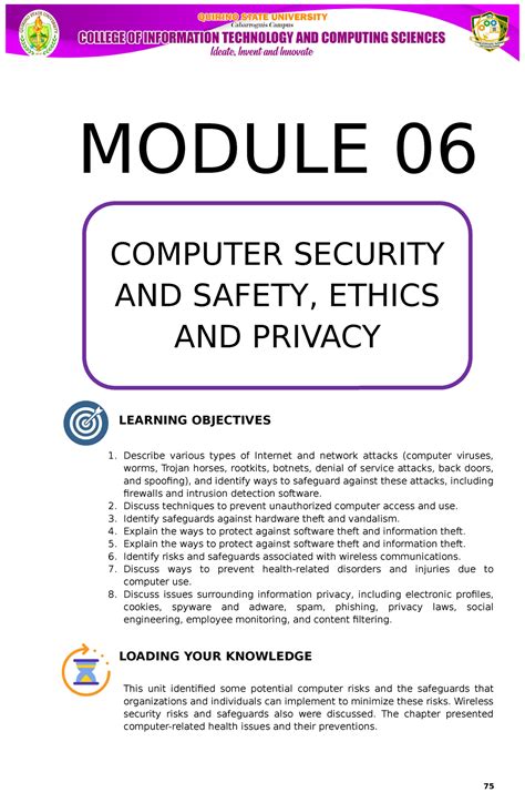 Module 06 Computer Security Module 06 Learning Objectives Describe Various Types Of Internet