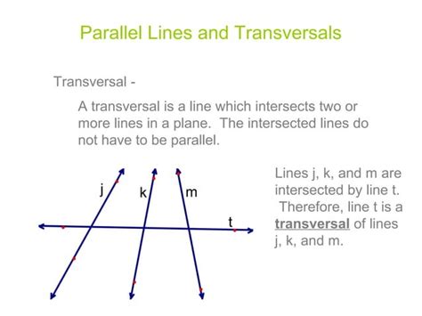 Parallel Lines Transversals Edited PPT