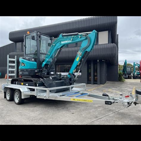 10×6 Digger Trailer 3500kg Gvm Tw Homewares