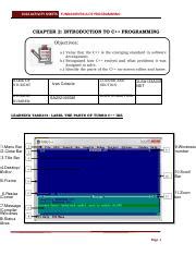 CHAPTER 2 ACTIVITY SHEET Pdf CC02 ACTIVITY SHEETS FUNDAMENTALS OF
