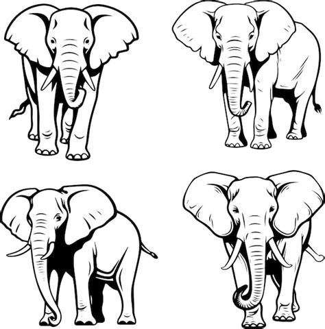 Premium Vector Elephant Vector Bundle