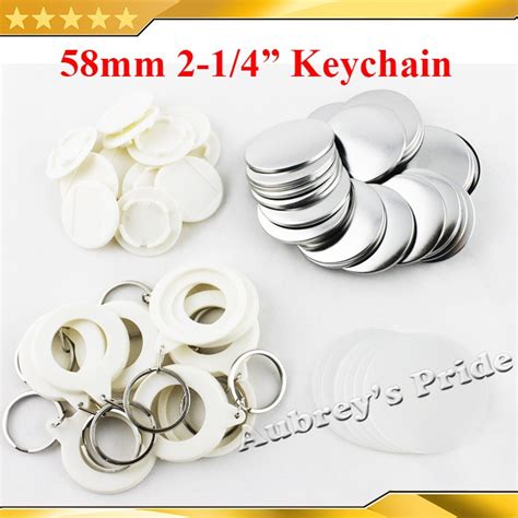 2 1 4 58mm 100 Sets Keychain Badge Button Su Vicedeal
