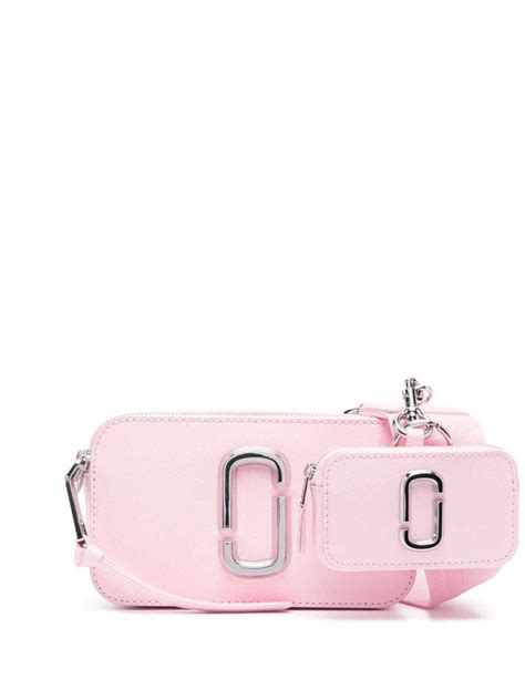 Marc Jacobs The Utility Snapshot Leather Camera Bag Pink Editorialist
