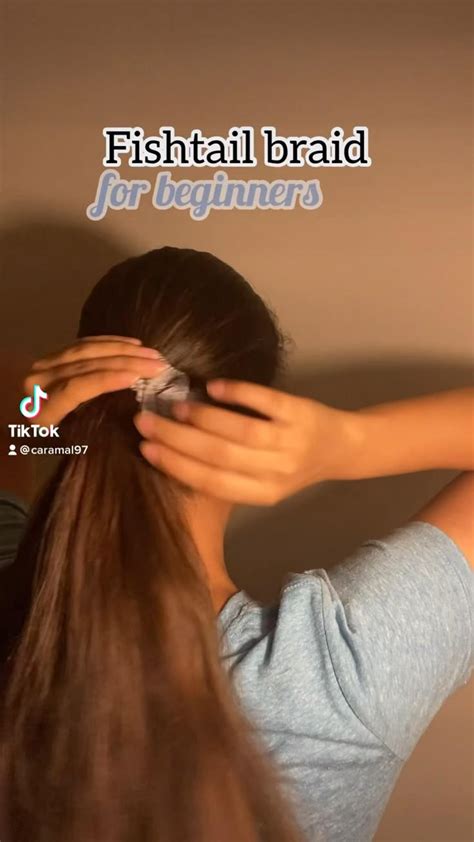 Fishtail Braid For Beginners Fish Tail Braid Fishtail Hairstyles Fishtail Braid Hairstyles