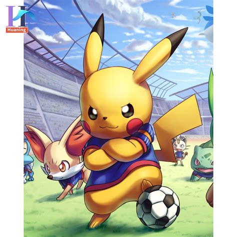 Poster Pokémon Pikachu Au Foot Boutique Pokemon