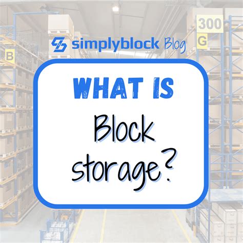 What Is Block Storage Simplyblock