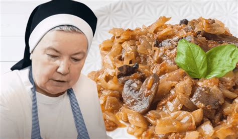 Siostra Anastazja robi fenomenalną kapustę z grzybami Przepis jest już klasyką Smakosze