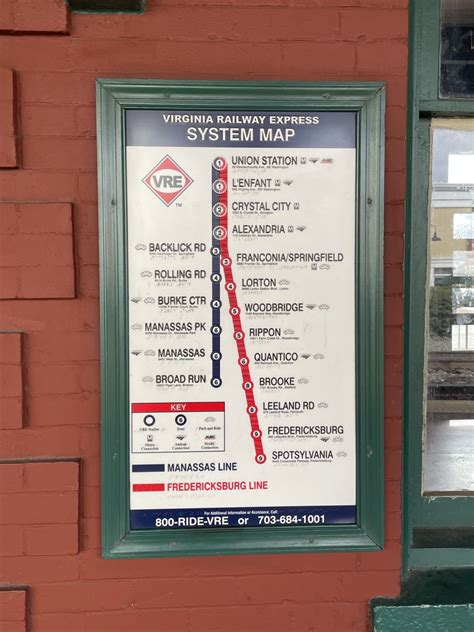 Manassas Vre Map Train Station Generic