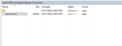 Capev2 Sysmon Auxilary Module Cannot Execute Auxiliary Module Sysmon