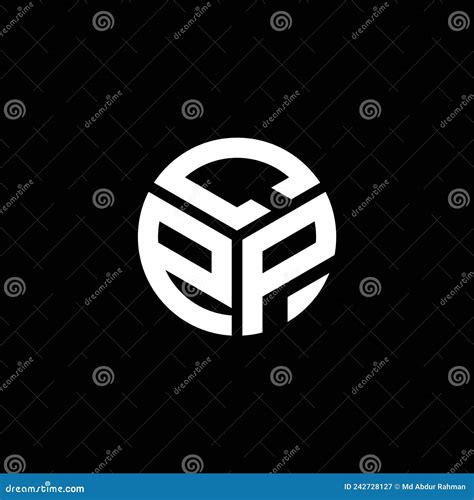 Cpp Letter Logo Design On Black Background Cpp Creative Initials