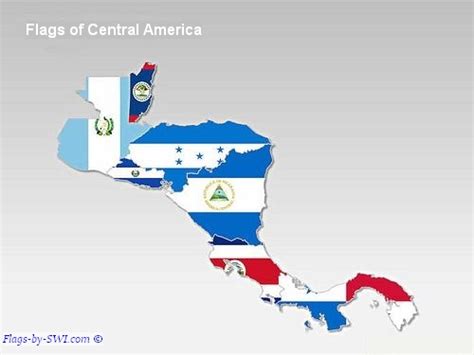 Central American Country Flags 38000 Flags Central America Stock