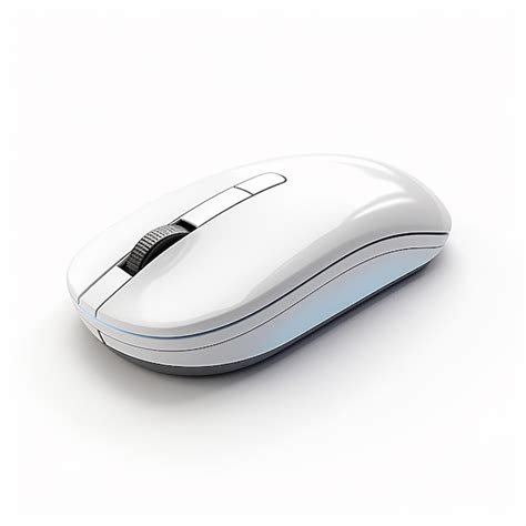 Premium Photo Electronic Device Sleek Computer Mouse On White Background