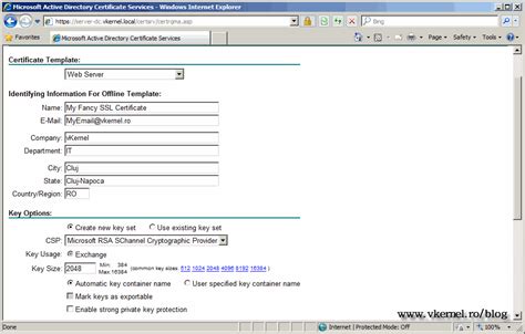 configure internal windows ca to issue san certificates adrian costea