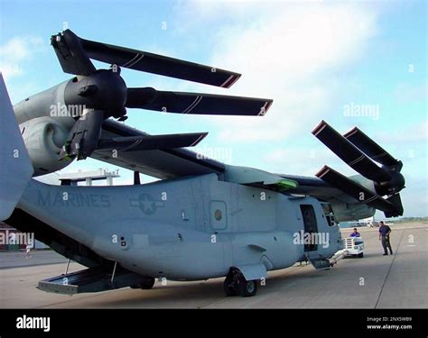 Bell Boeing Mv 22 In Storage Configuration In 2002 Photo Us Marine