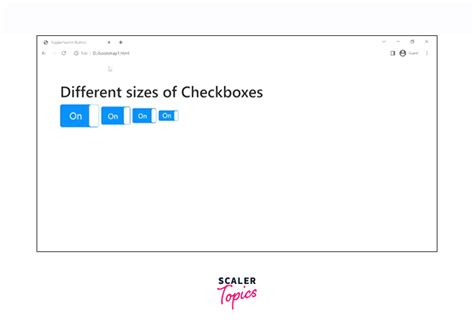 Bootstrap Toggle Button Scaler Topics