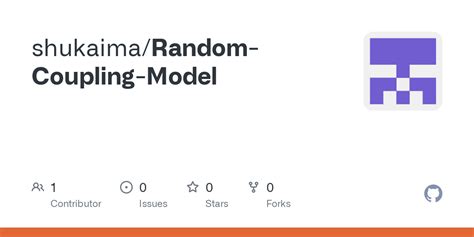 github shukaima random coupling model
