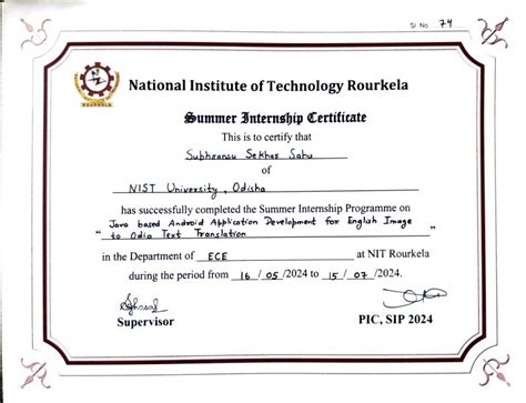 Subhransu Sekhar Sahu On Linkedin Internship Java Appdevelopment