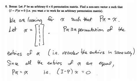 [linear Algebra 1] Permutation Matrices R Homeworkhelp