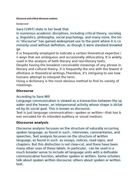 Doc 20240112 Wa0017 Pdf Discourse Analysis