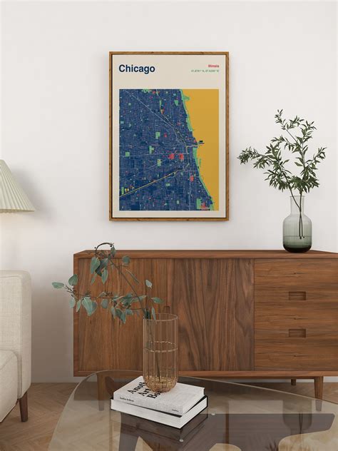 North America Map Posters Luxe Poster Co