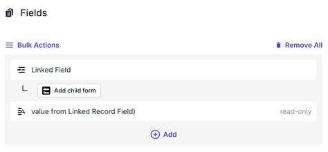 Read Only Lookup Field In A Form Airtable Community