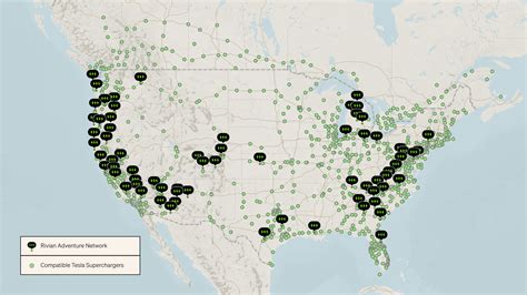 Tesla Supercharger Network Opens To Rivian R1 Electric Vehicles Tesla