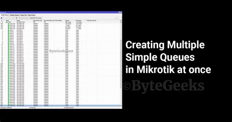 Mikrotik Dhcp Script To Add Simple Queue Automatically Bytegeeks