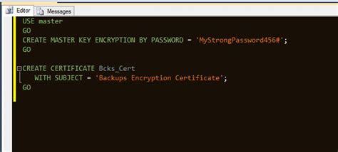 Sql Server Database Backup Encryption Mssqltrek