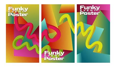 베이퍼웨이브는 2000년대 기하학적 그라데이션에서 영감을 받았습니다 추상 기하학적 그라디언트 굵은 선 2000 년대 밀레니엄 스타일 화면 크기 설정 템플릿 벡터 일러스트