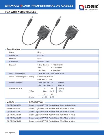Logic VGA Datasheet Manualzz